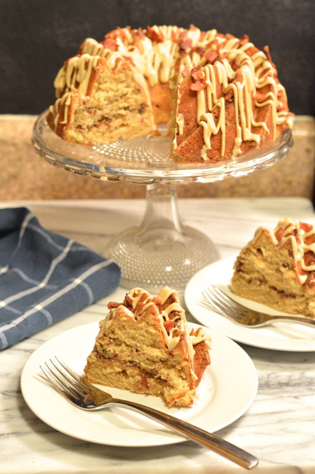 maple bacon bundt cake | Brooklyn Homemaker