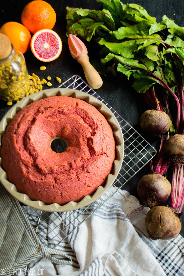 beet and blood orange bundt cake #bundtbakers | Brooklyn Homemaker