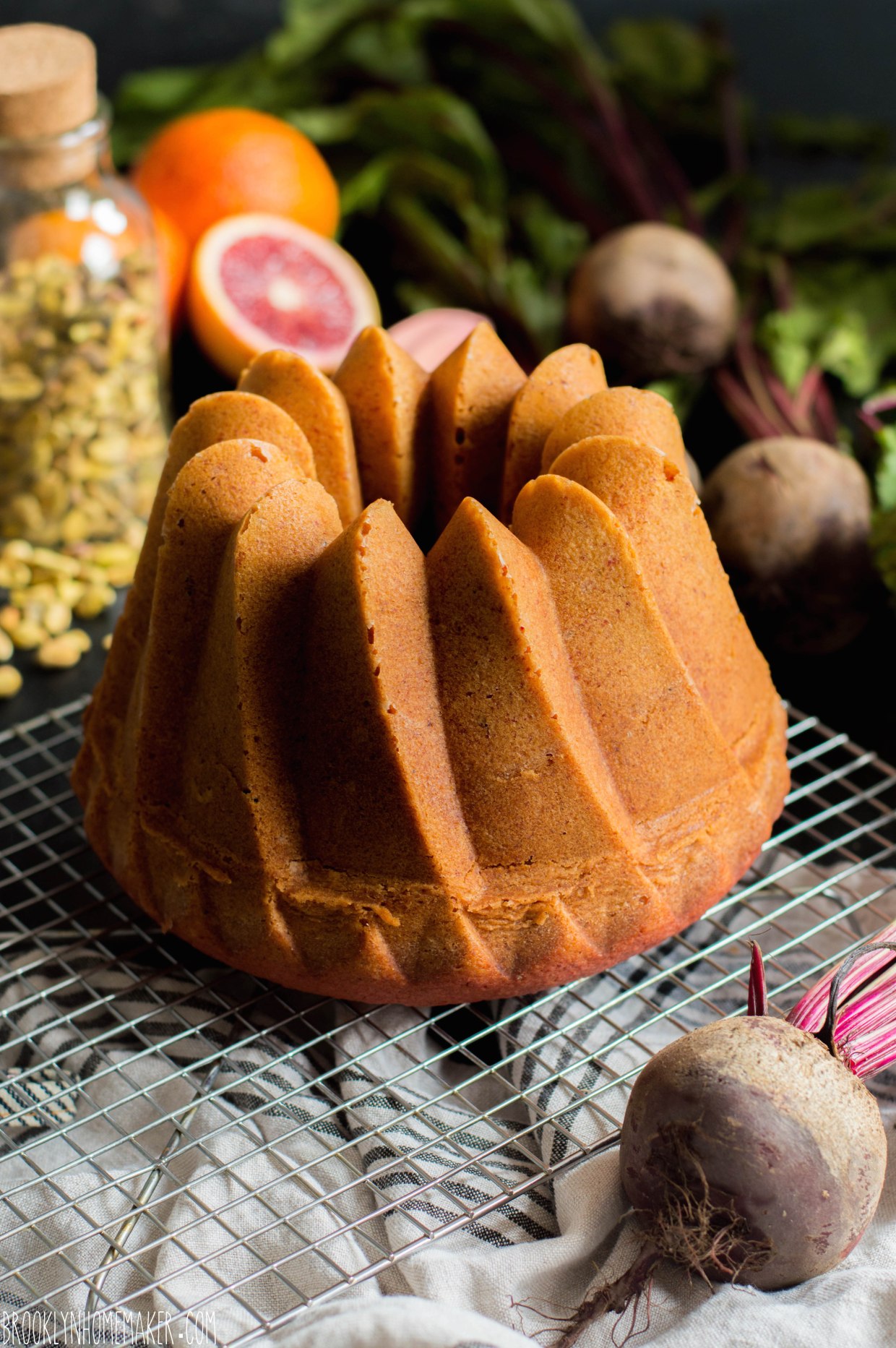beet and blood orange bundt cake #bundtbakers | Brooklyn Homemaker